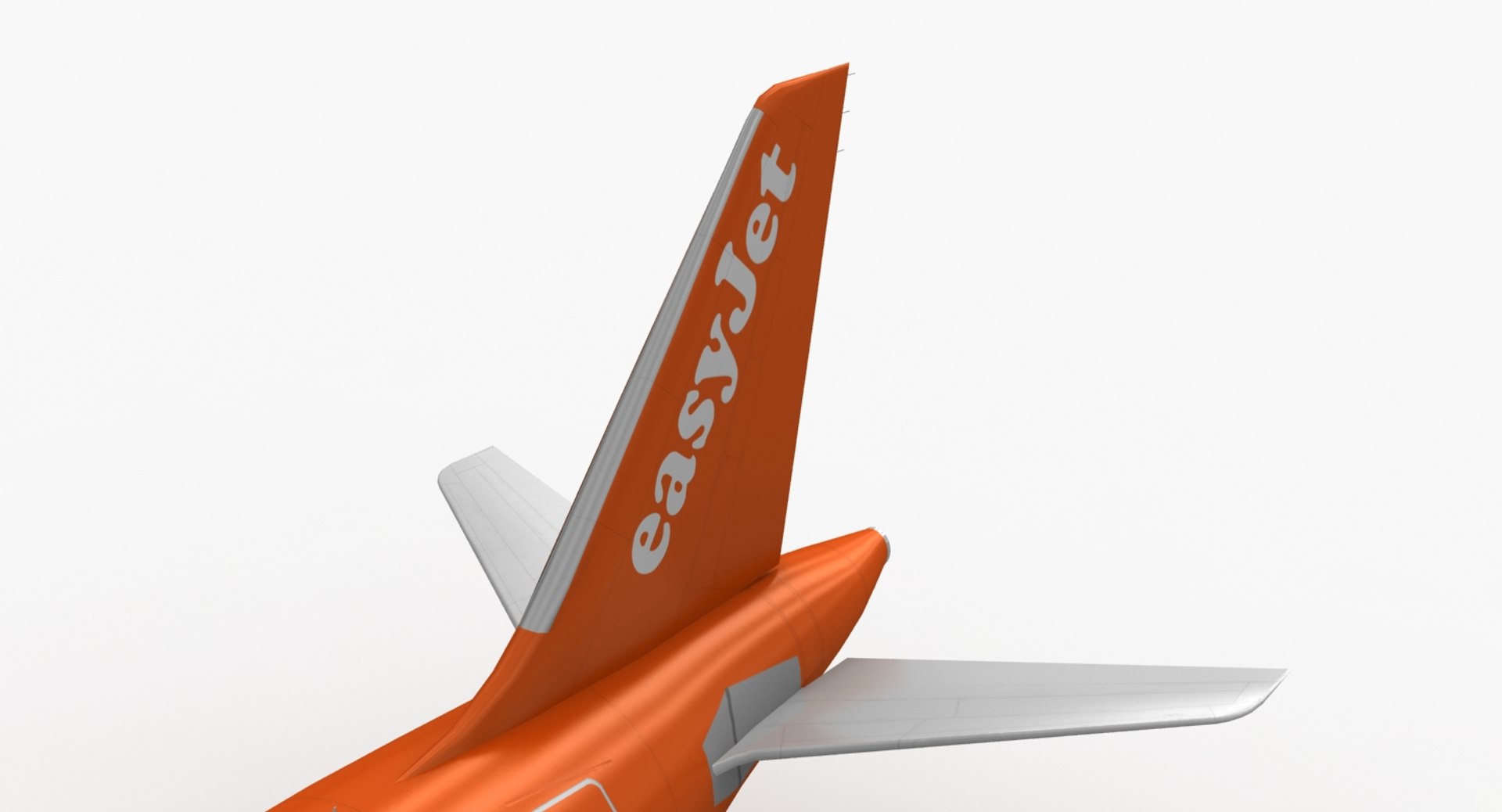 3d model airbus a320 easyjet