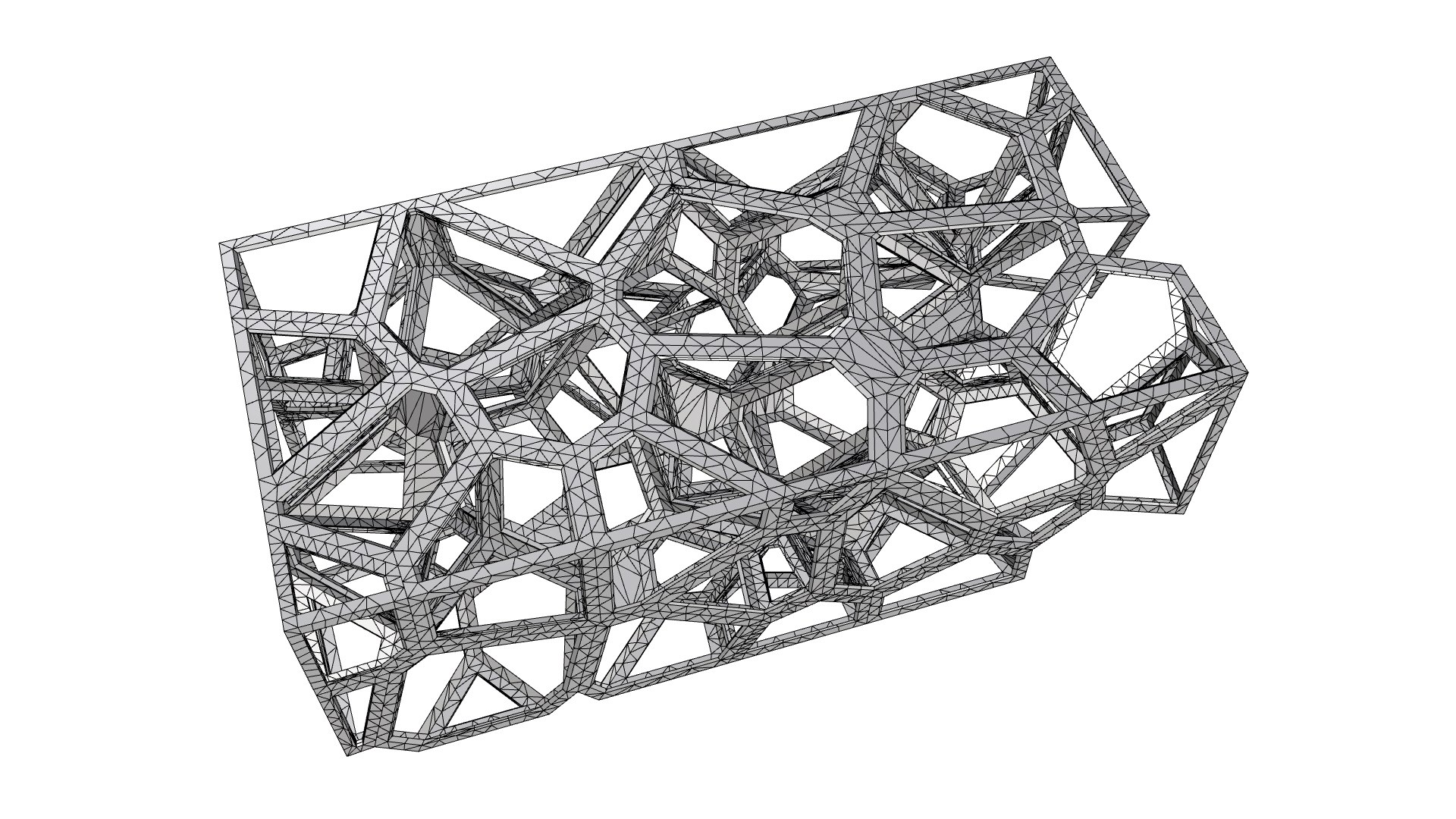 Voronoi Sharp Structure Model - TurboSquid 2227657
