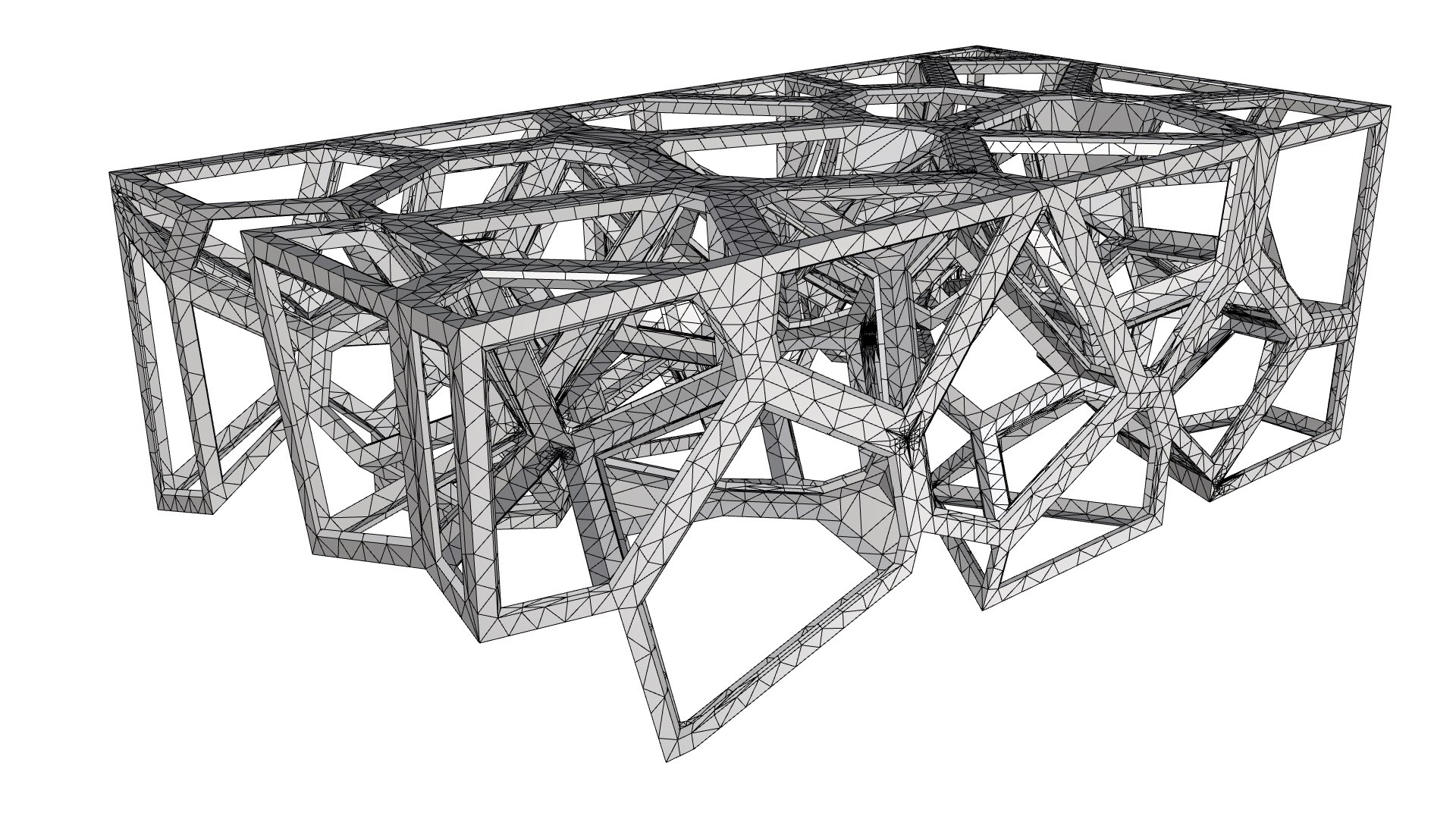 Voronoi Sharp Structure Model - TurboSquid 2227657