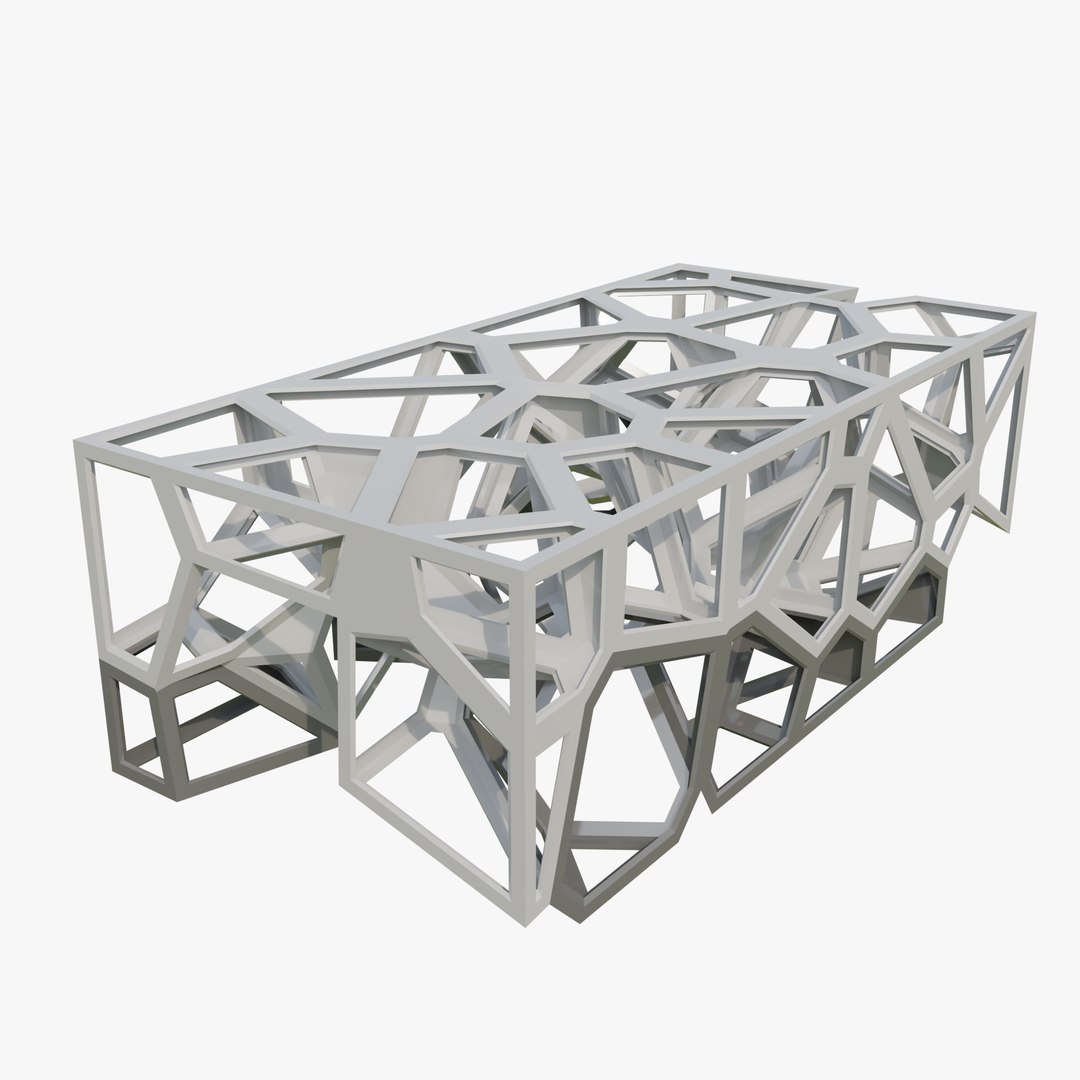 Voronoi Sharp Structure Model - TurboSquid 2227657