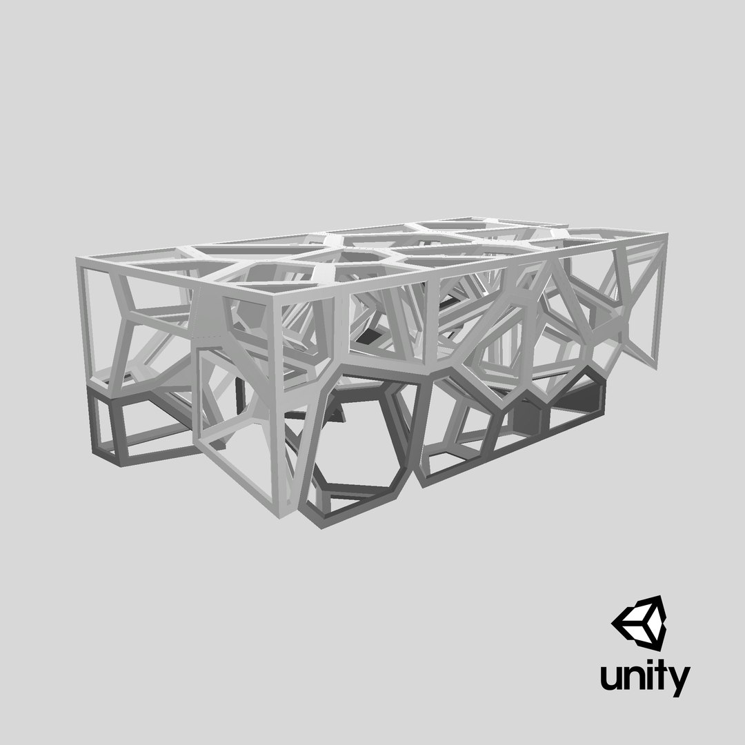 Voronoi Sharp Structure Model - TurboSquid 2227657