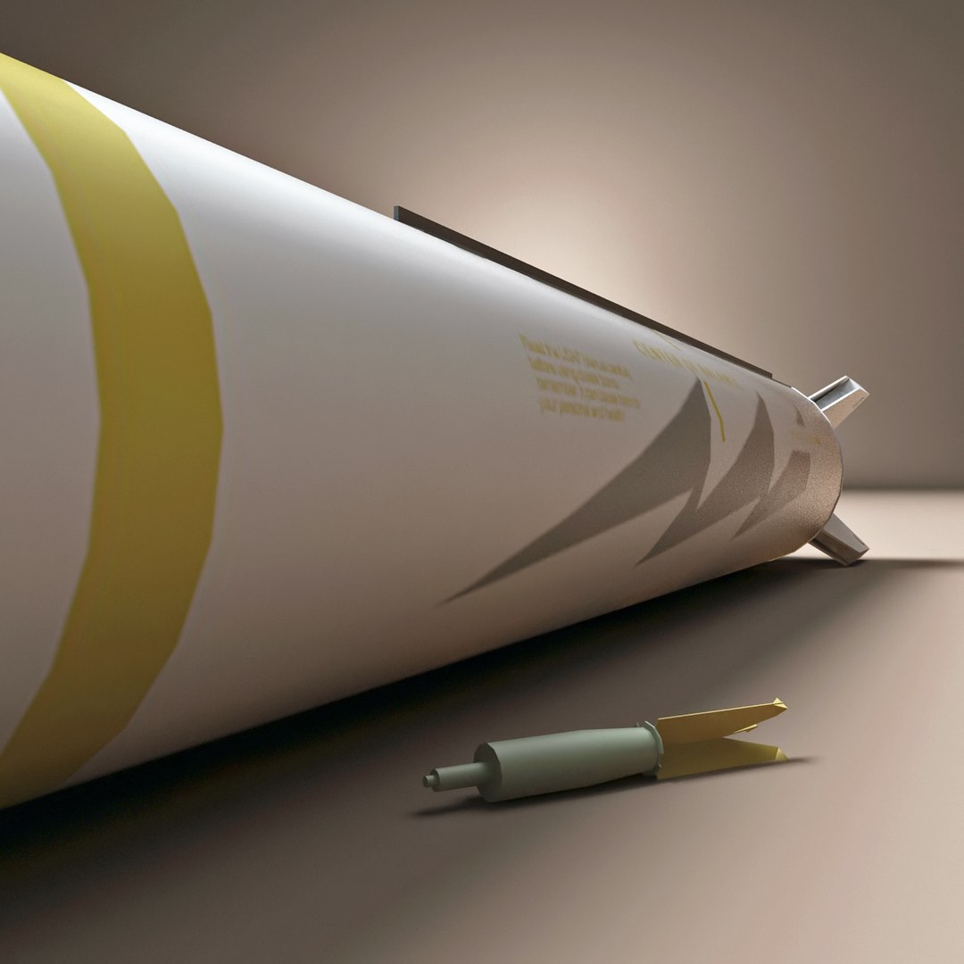Aircraft Bomb Cbu-59 Apam 3d Model
