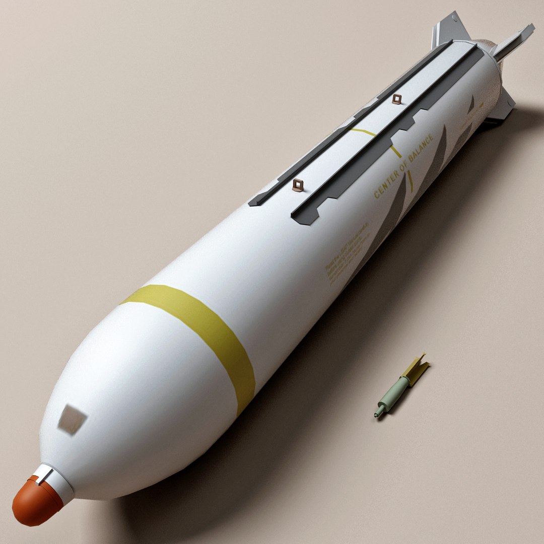 Aircraft Bomb Cbu-59 Apam 3d Model