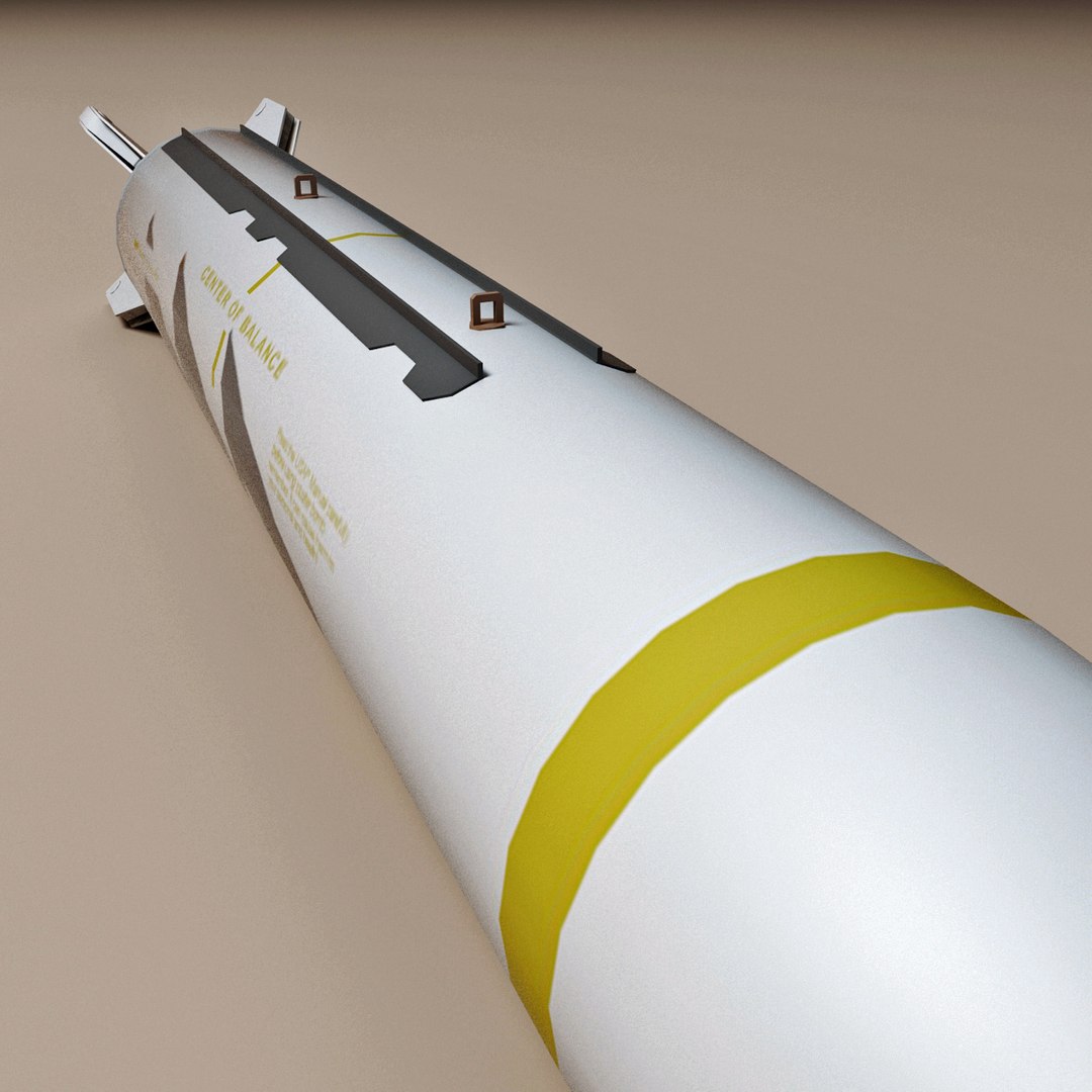 Aircraft Bomb Cbu-59 Apam 3d Model