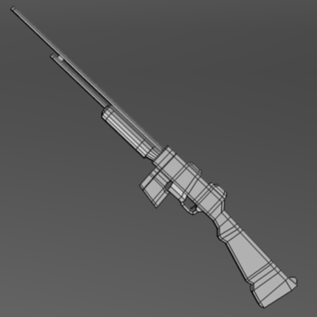 3ds Max Browning M1918 Bar