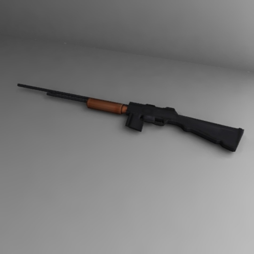 3ds Max Browning M1918 Bar