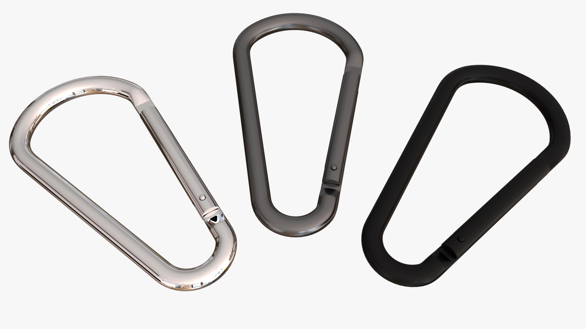 3D Carabiner Clasp Clip Model - TurboSquid 1982920