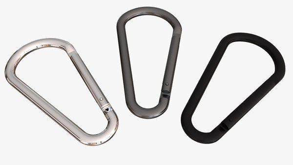 3D Carabiner Clasp Clip model - TurboSquid 1982920