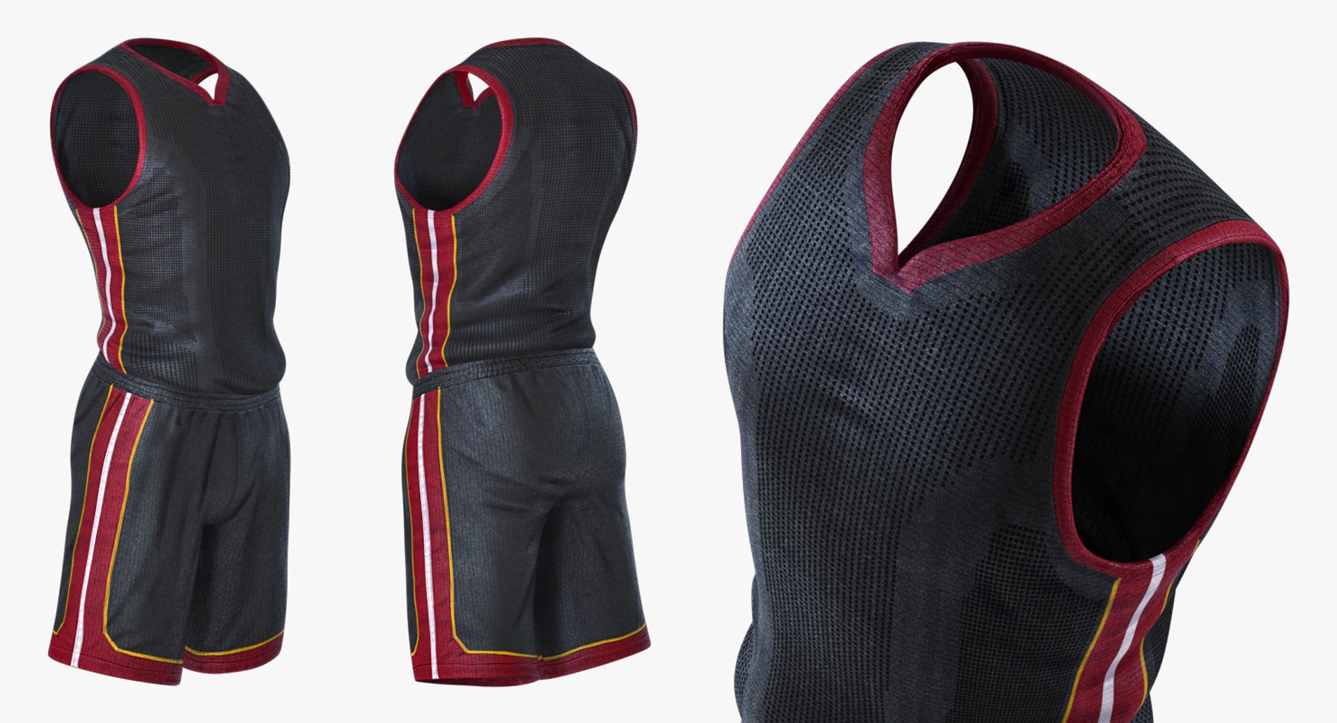 3D Basketball Uniform Model - TurboSquid 1196116