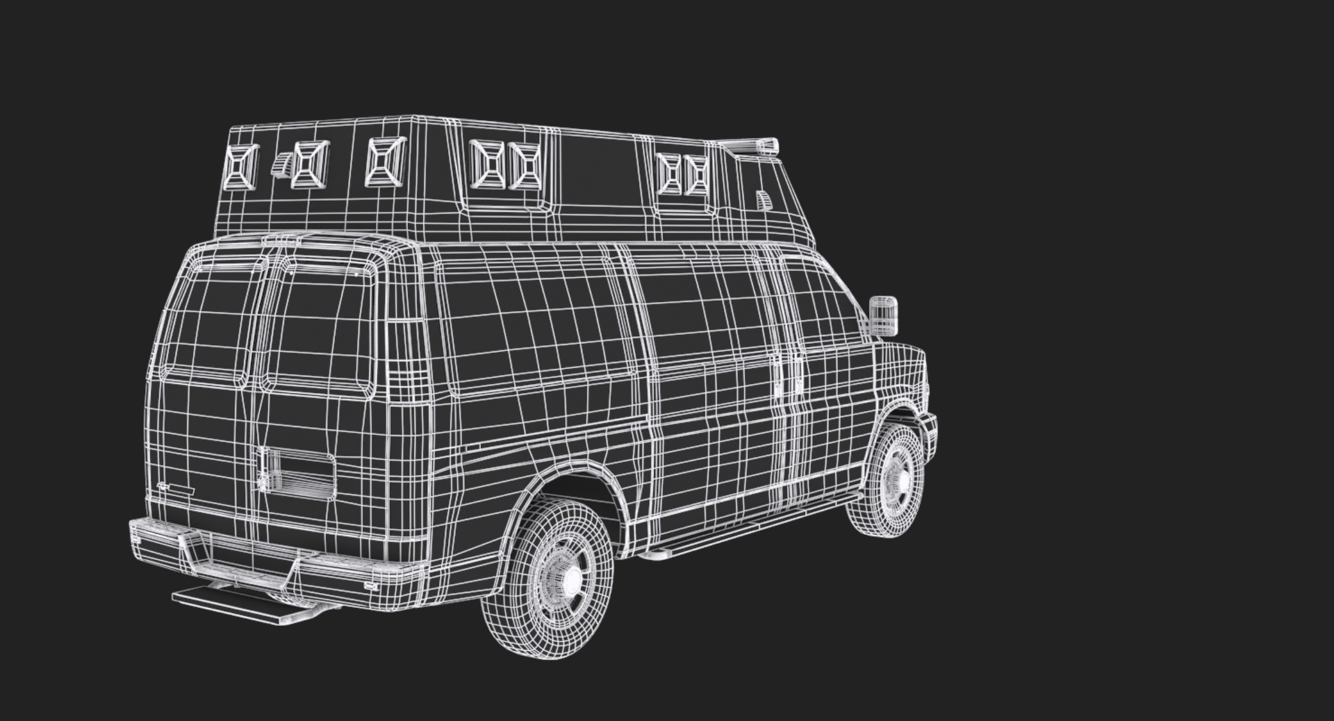 3D model 2020 chevrolet express ems ambulance - TurboSquid 1541488