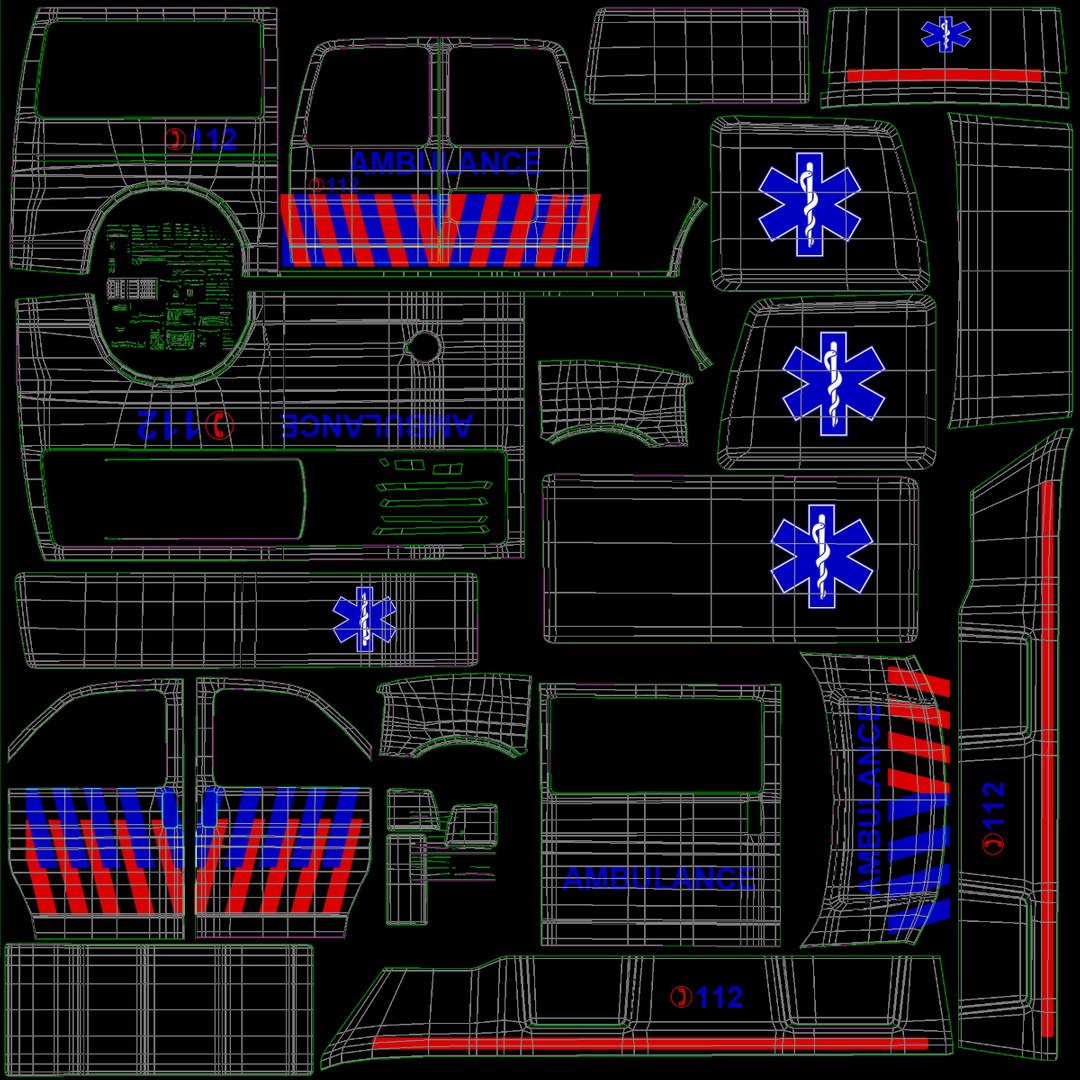 3D model 2020 chevrolet express ems ambulance - TurboSquid 1541488