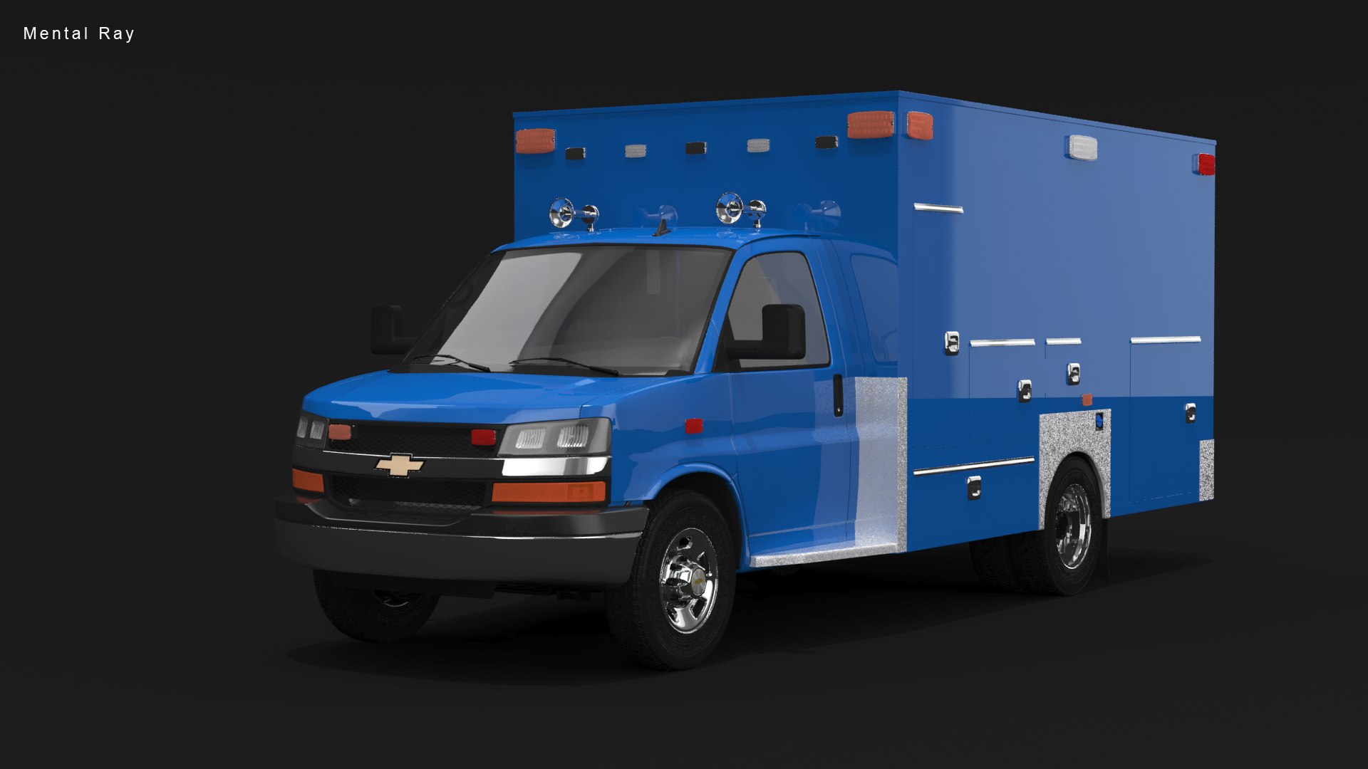 3D Model 2020 Chevrolet Express Ems Ambulance - TurboSquid 1541488