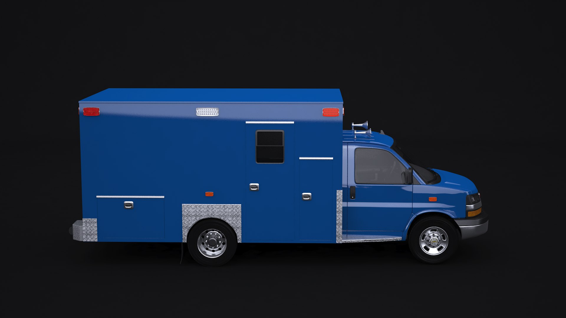 3D Model 2020 Chevrolet Express Ems Ambulance - TurboSquid 1541488