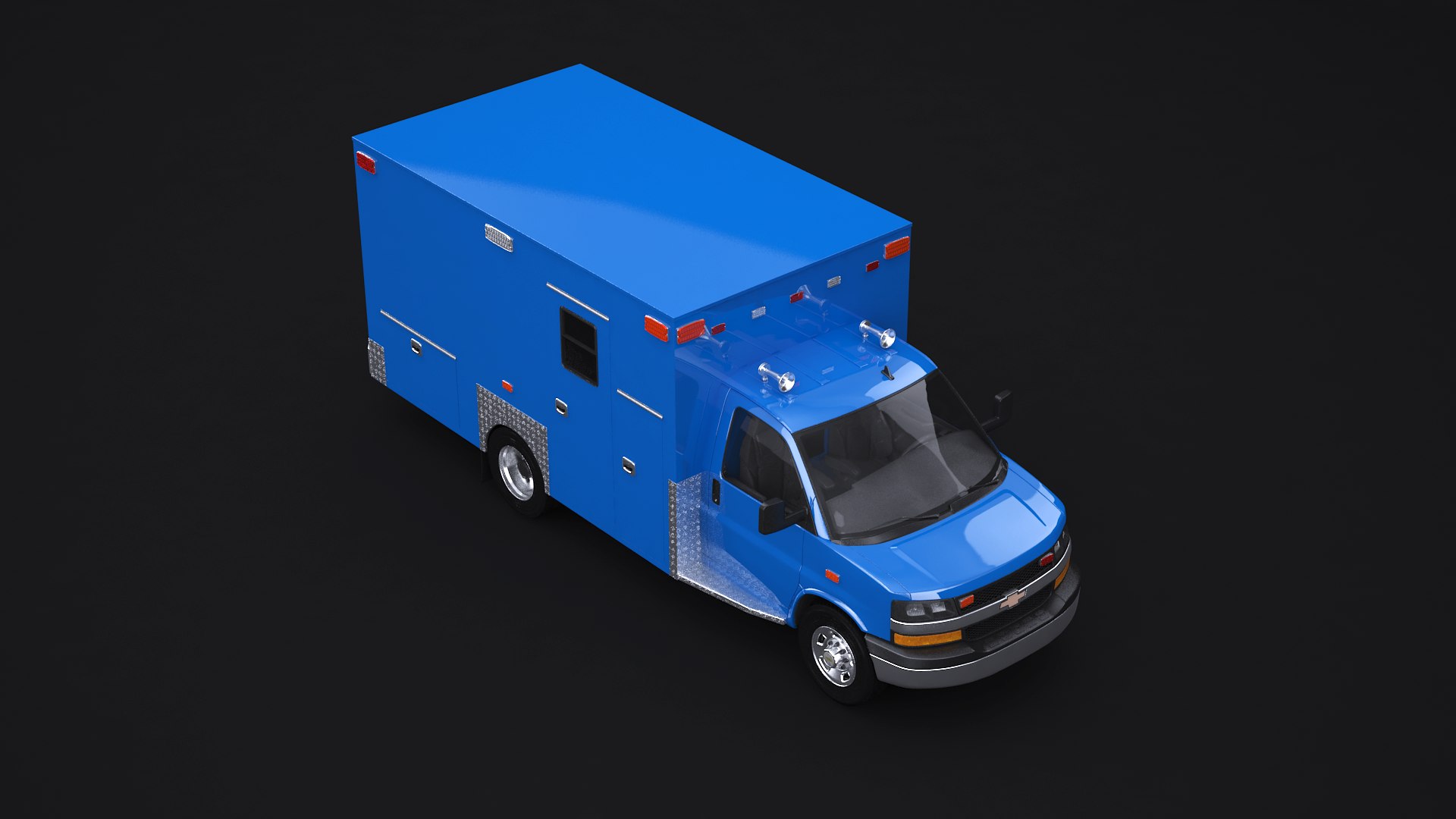 3D Model 2020 Chevrolet Express Ems Ambulance - TurboSquid 1541488