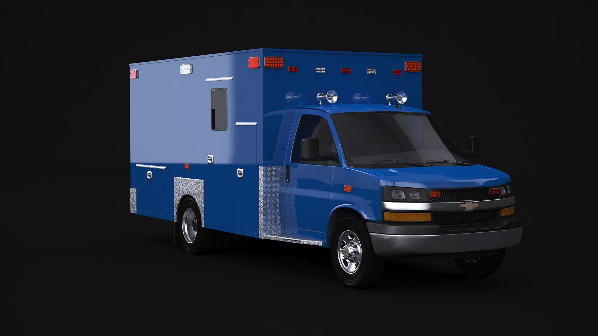 3D Model 2020 Chevrolet Express Ems Ambulance - TurboSquid 1541488