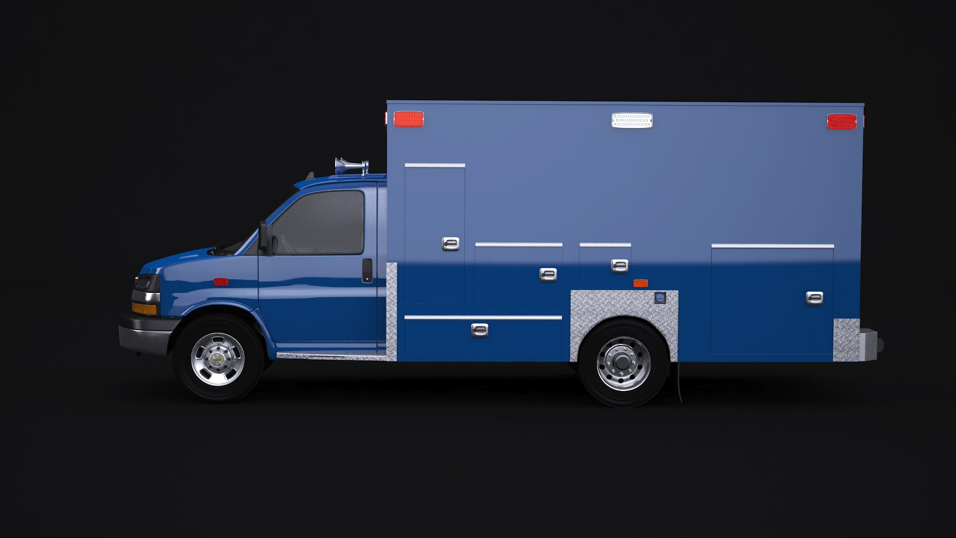 3D Model 2020 Chevrolet Express Ems Ambulance - TurboSquid 1541488