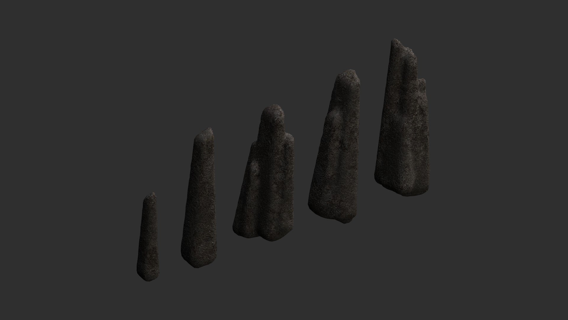 Free Rock Spires - Base 3D Model - TurboSquid 2048063