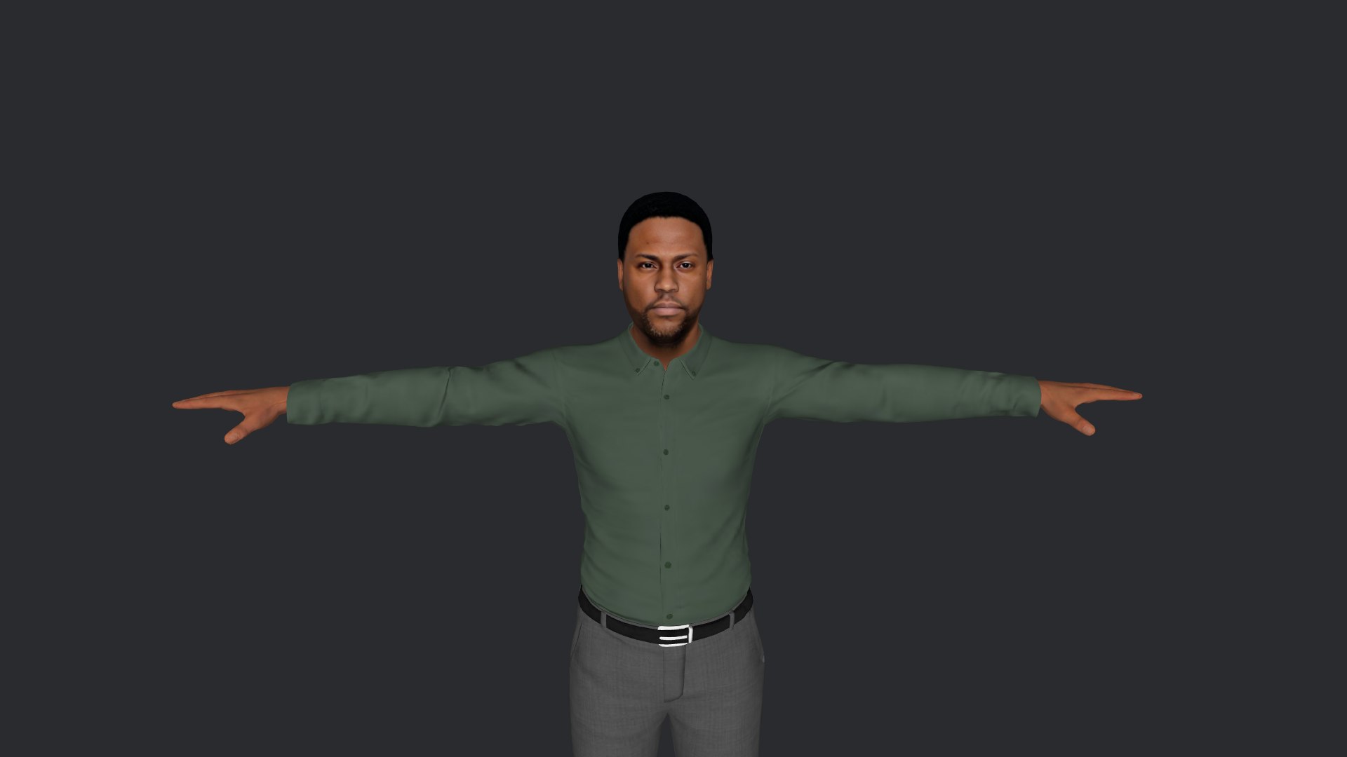 3D Kevin Hart Hyper Realistic Full Body Fully Rigged Character Model ...