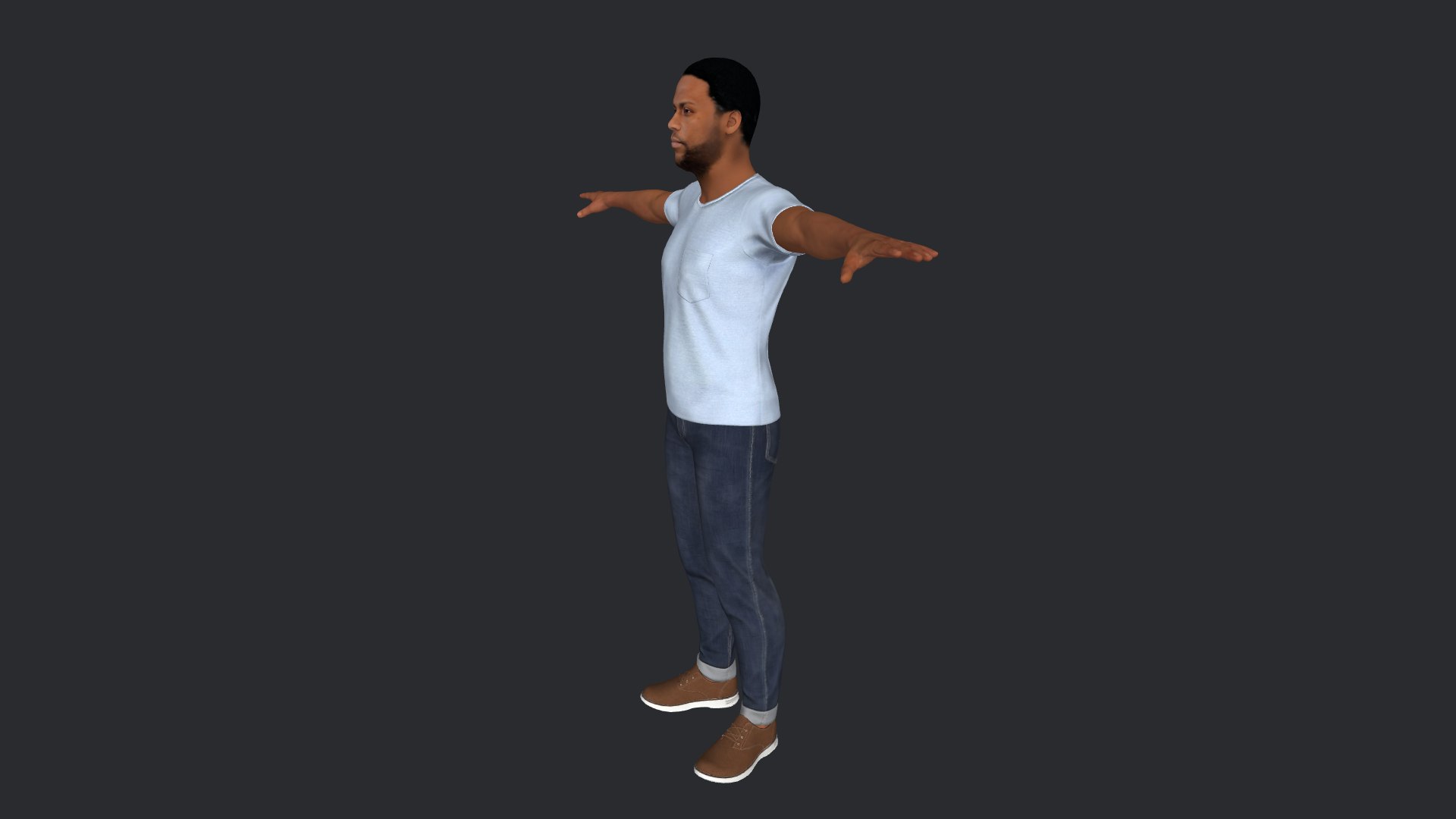 3D Kevin Hart Hyper Realistic Full Body Fully Rigged 3D Character model ...