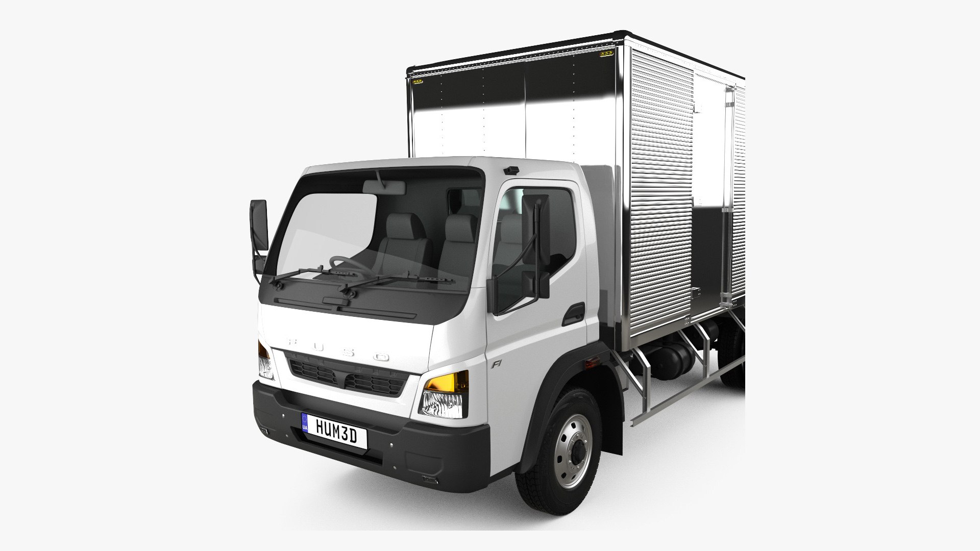 3D model Mitsubishi Fuso FI Box Truck 2022 - TurboSquid 2111496
