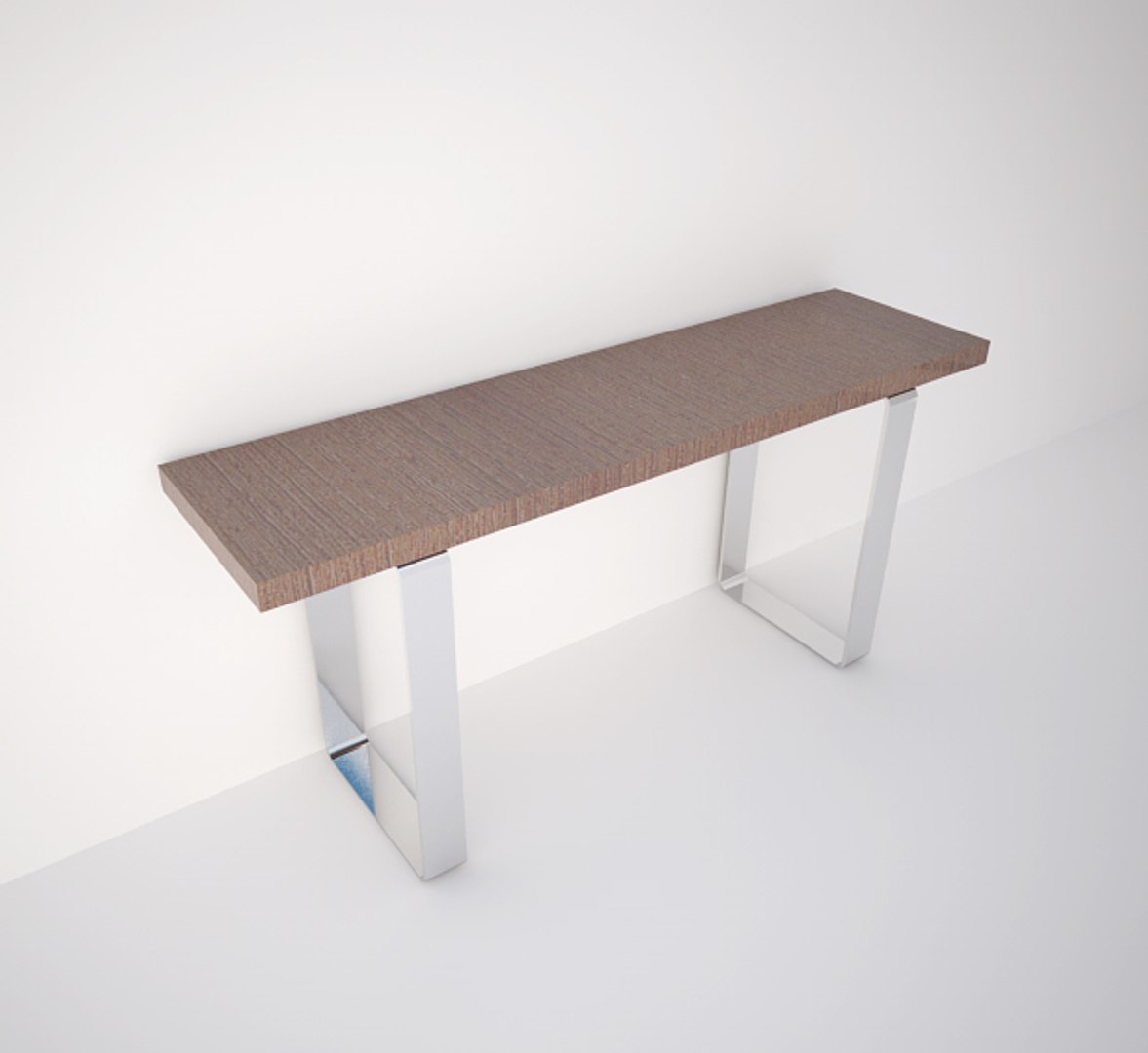 modern console 3d model