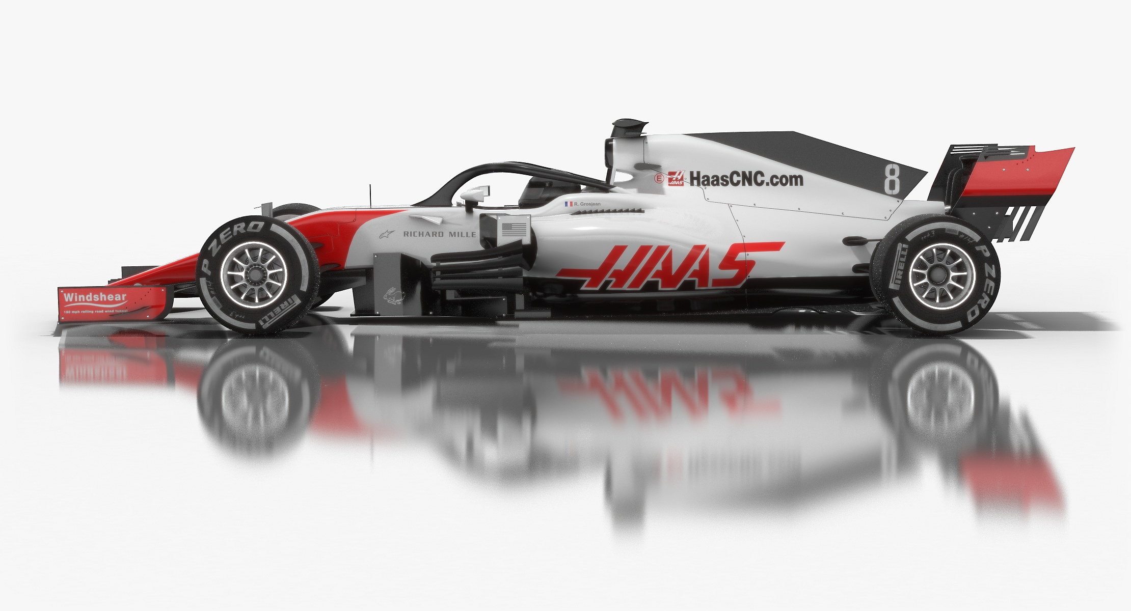 3D haas vf-18 formula 1 model - TurboSquid 1255484