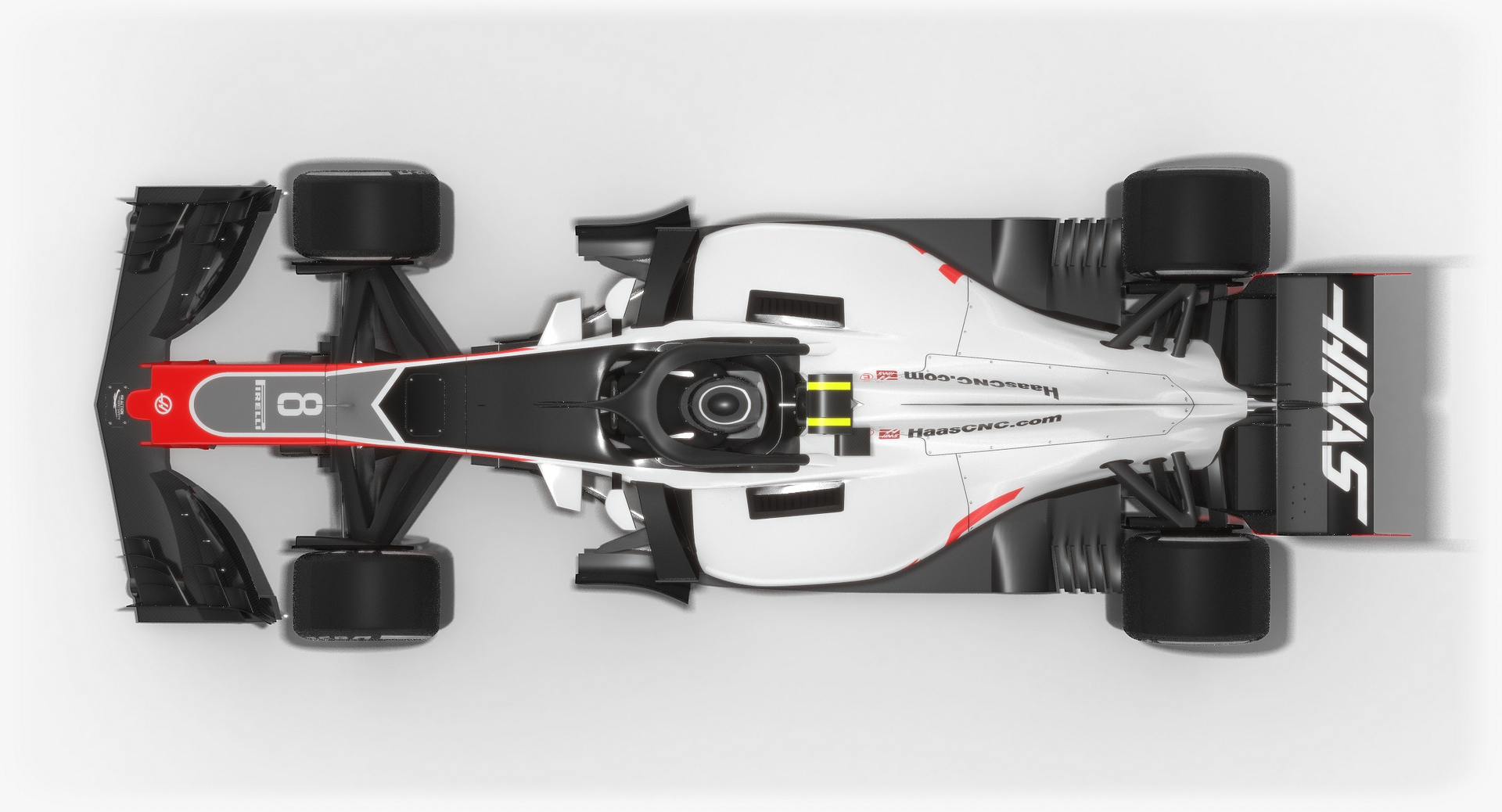 3D haas vf-18 formula 1 model - TurboSquid 1255484