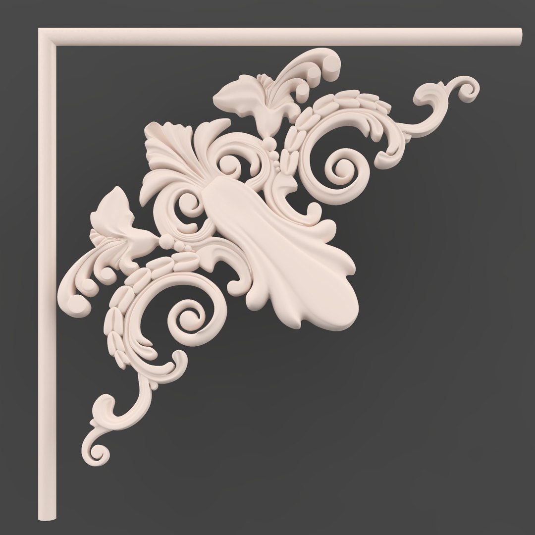 Corner Element 3ds
