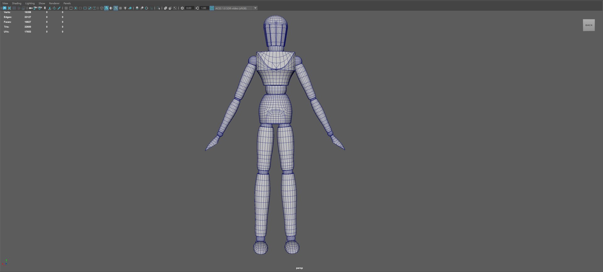 3D Mannequin - MAYA Rigged Model - TurboSquid 2399640