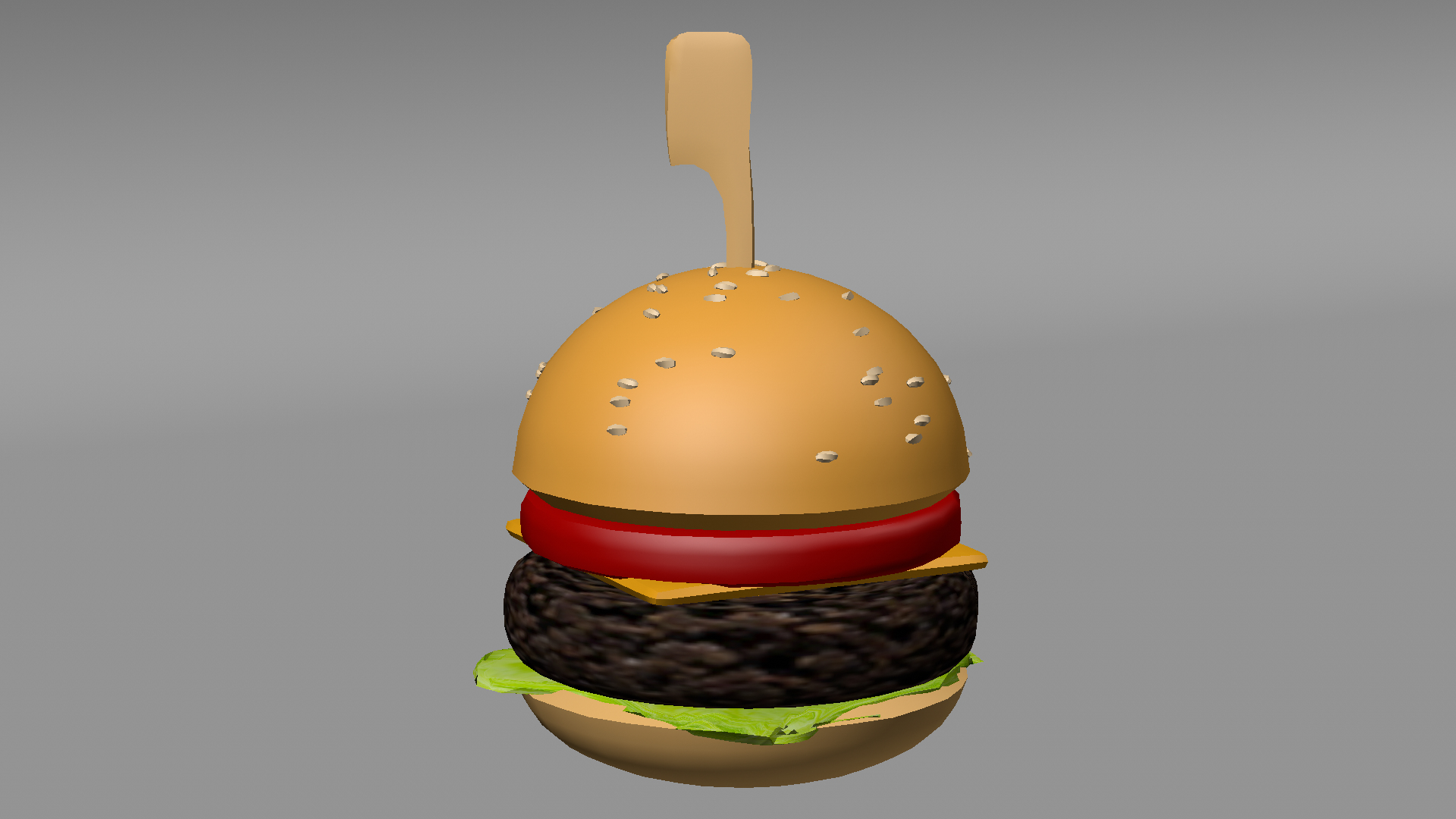 3D Mini Burger Model - TurboSquid 2061627