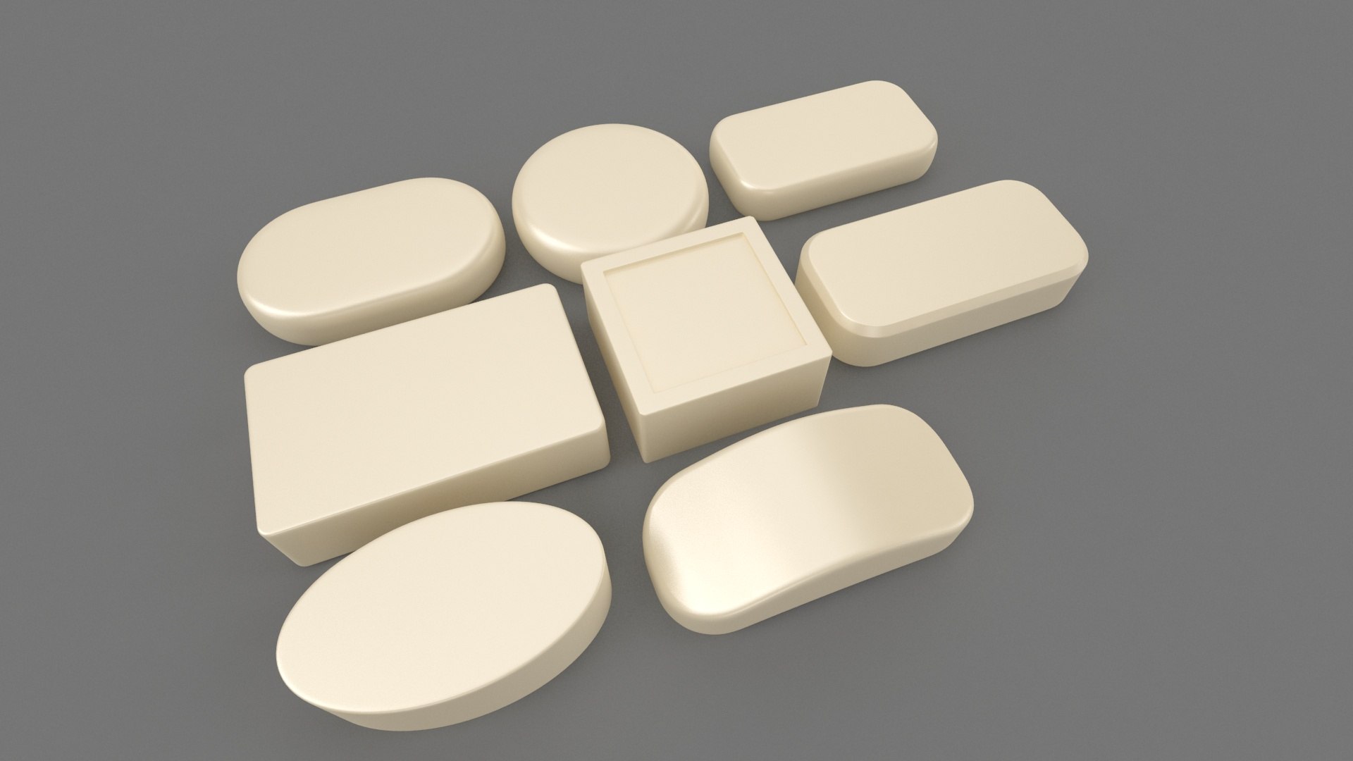 Soaps Set 3D Model - TurboSquid 2167859