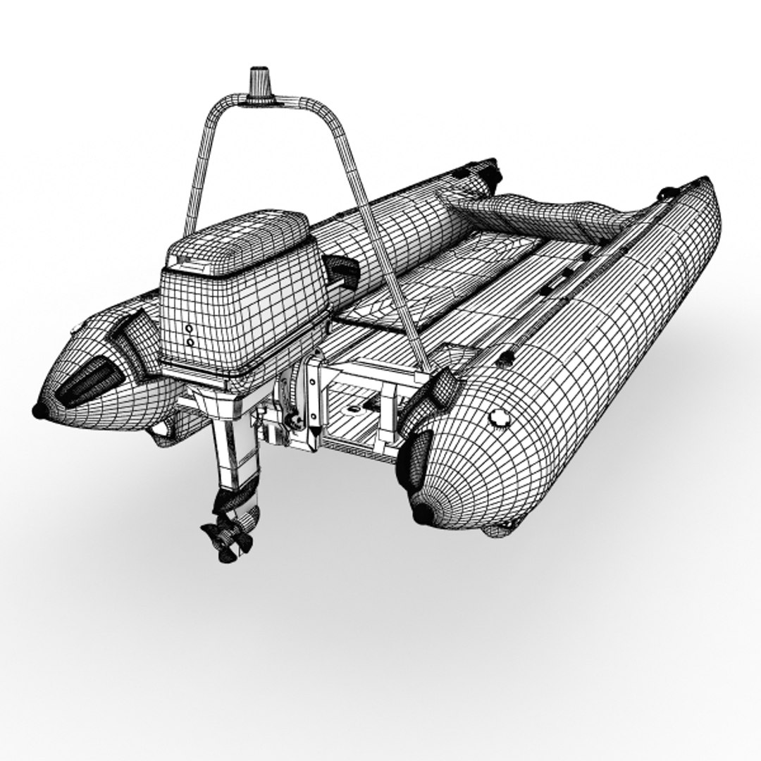 3d Model Motor Boat