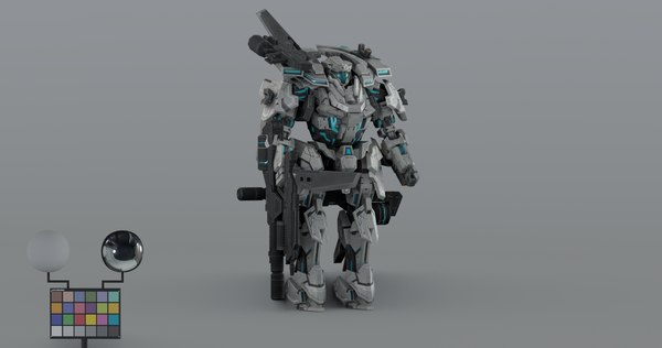modelo 3d Mecha soldier - TurboSquid 2092500