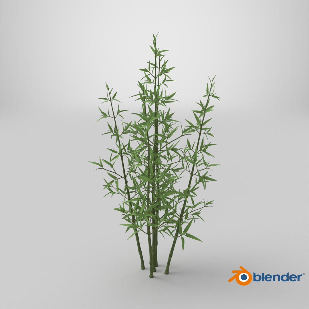 3D Model Bamboo Bush - TurboSquid 2226257