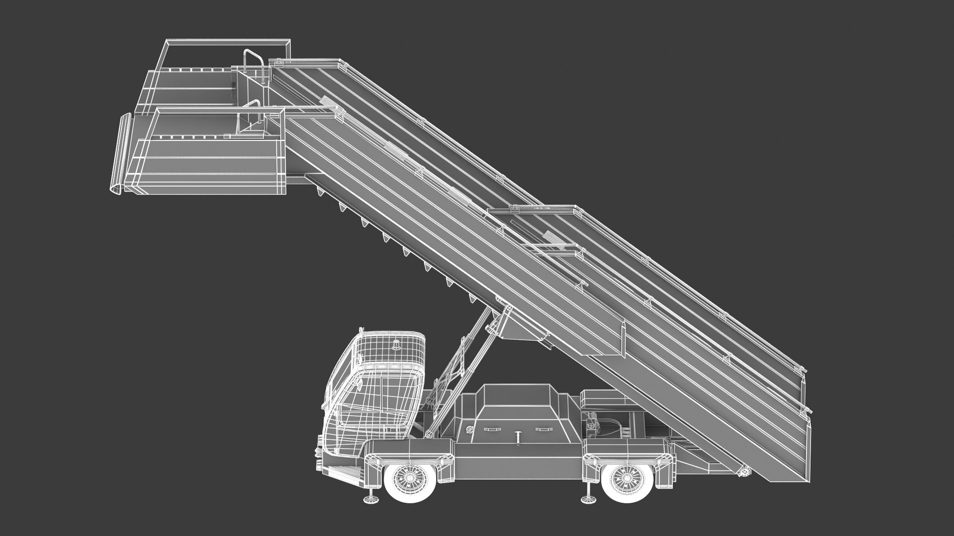 Passenger car steps 3D model - TurboSquid 1519691