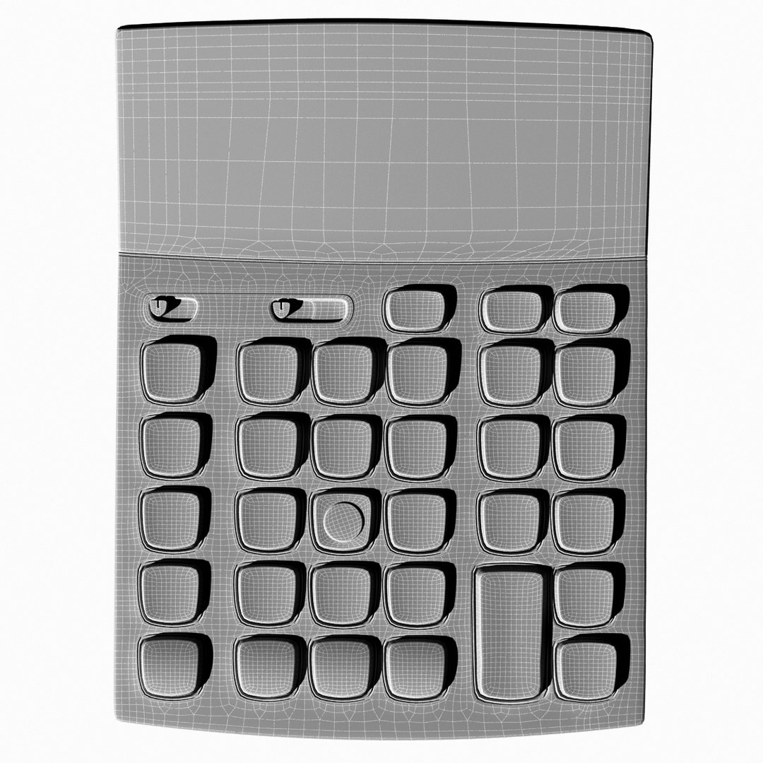 3D Model Calculator Digits - TurboSquid 1166515