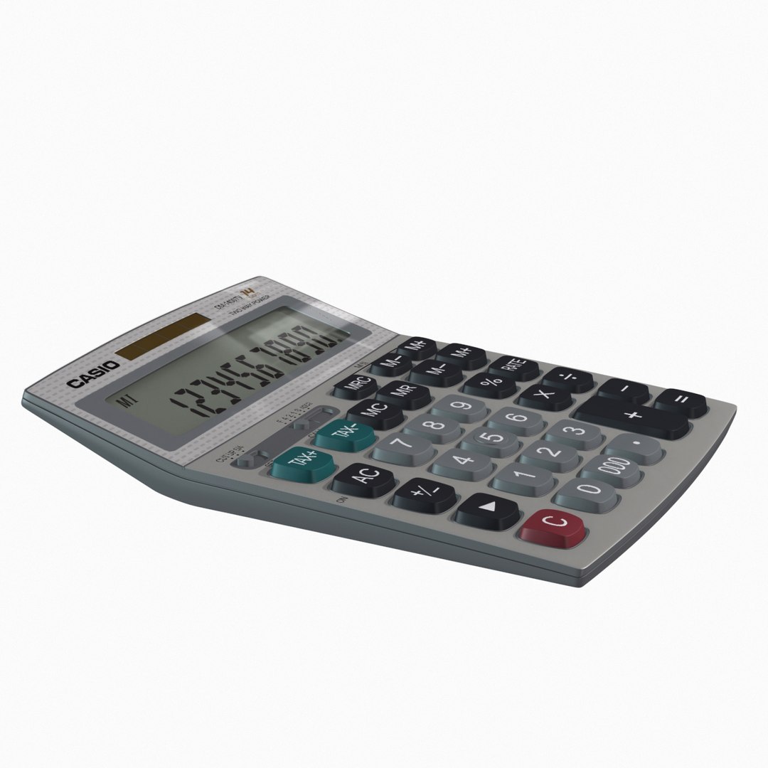 3D Model Calculator Digits - TurboSquid 1166515