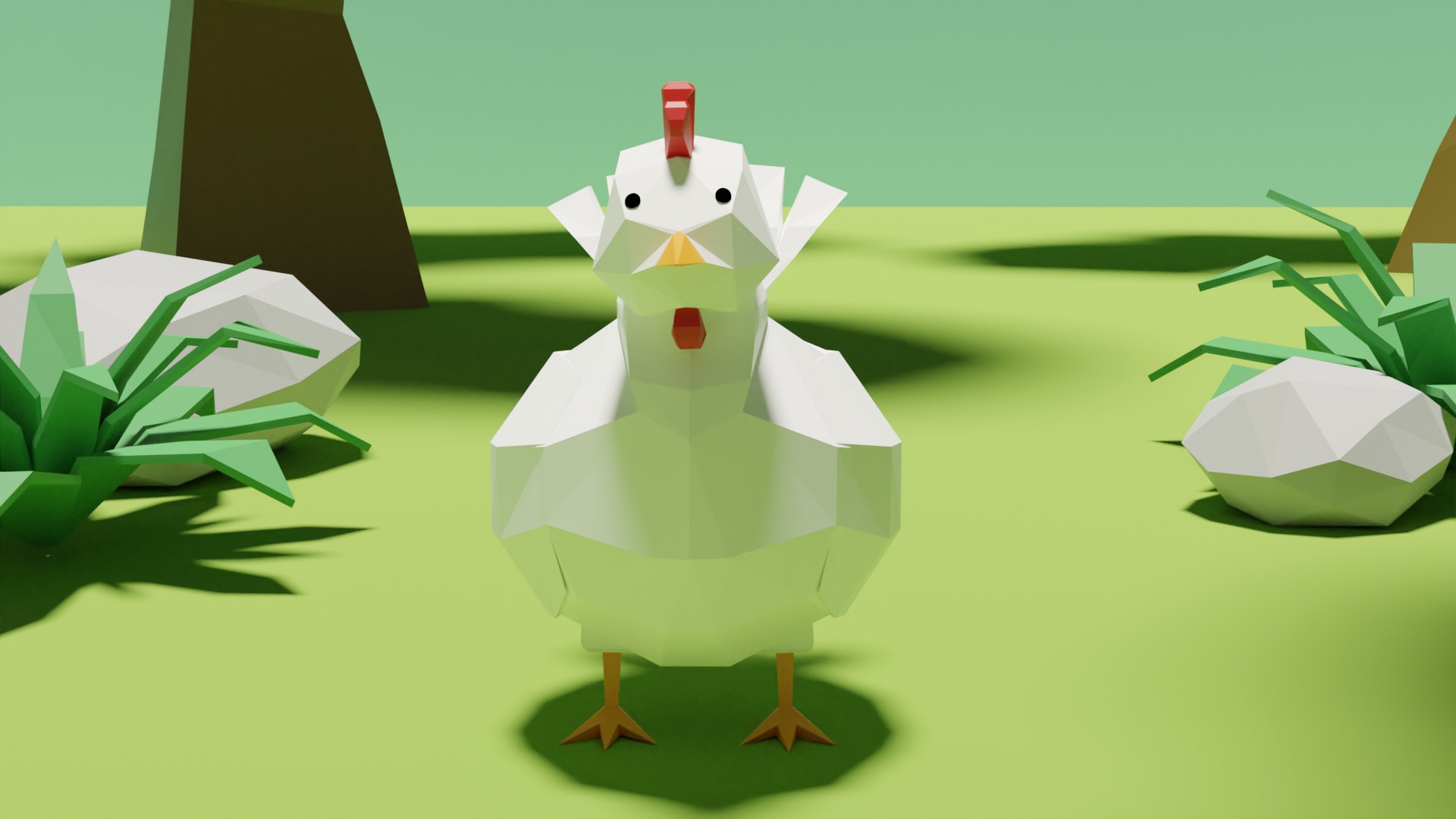 Hens Polygons 3D - TurboSquid 1701416