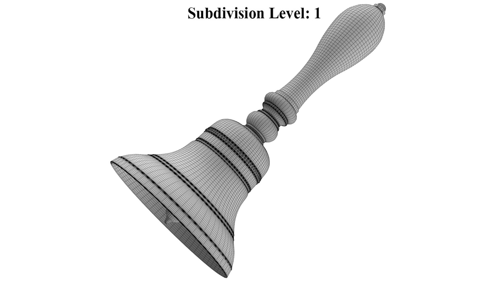 3D Real Hand Bell Model - TurboSquid 1624442