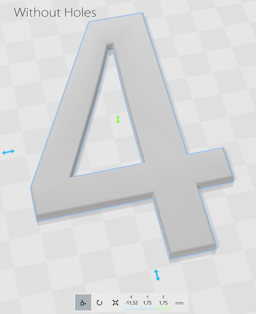 Number 4 3D - TurboSquid 2212541