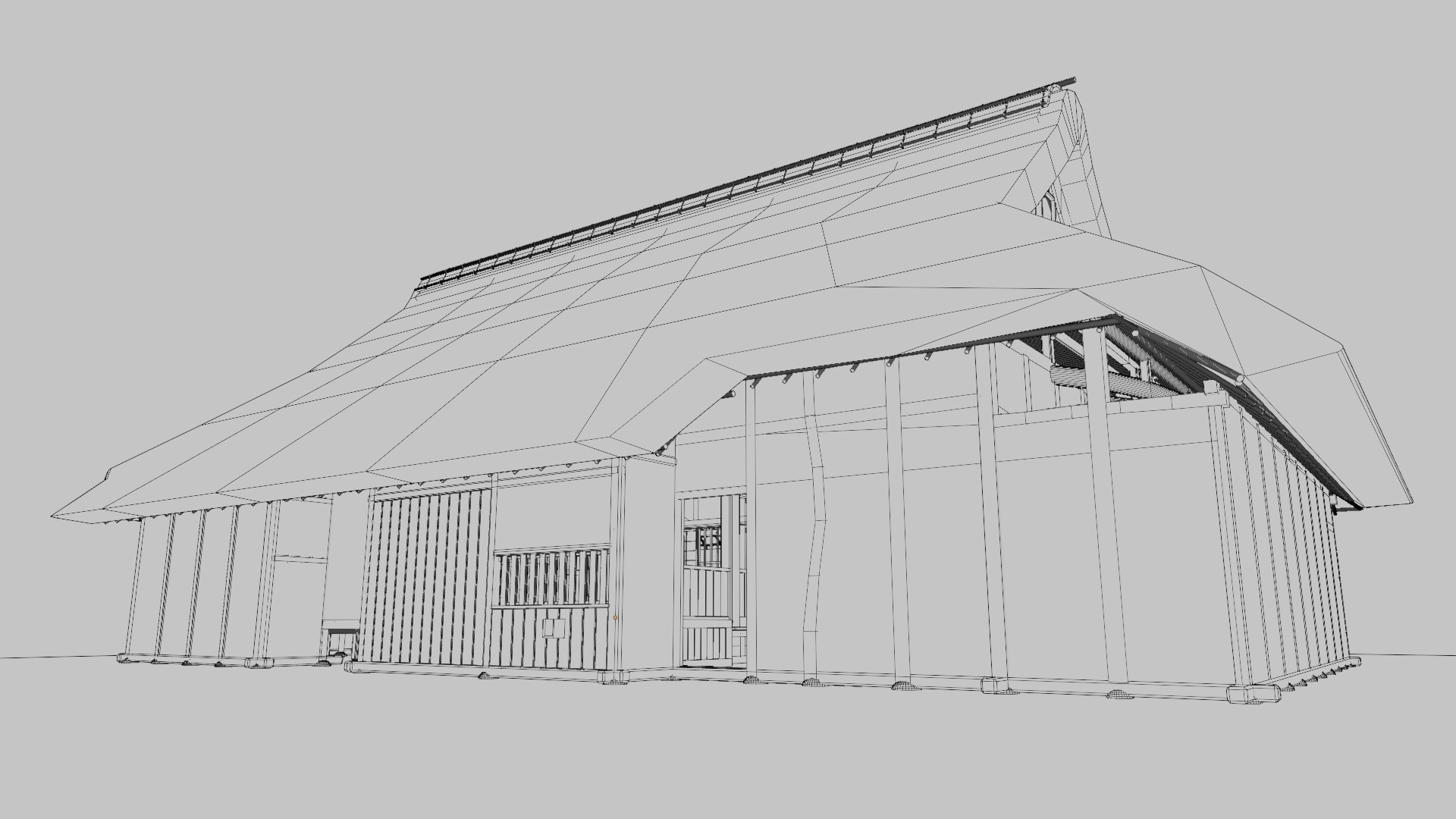 3D Japanese Traditional Style Private House - TurboSquid 2251650