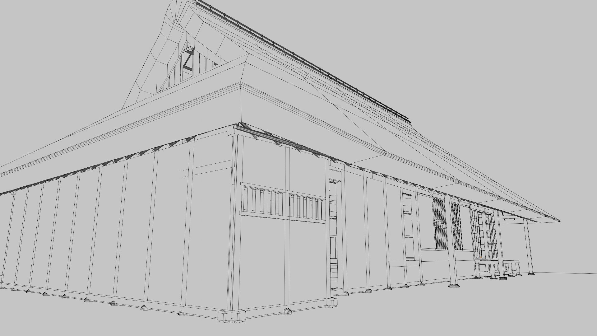 3D Japanese Traditional Style Private House - TurboSquid 2251650