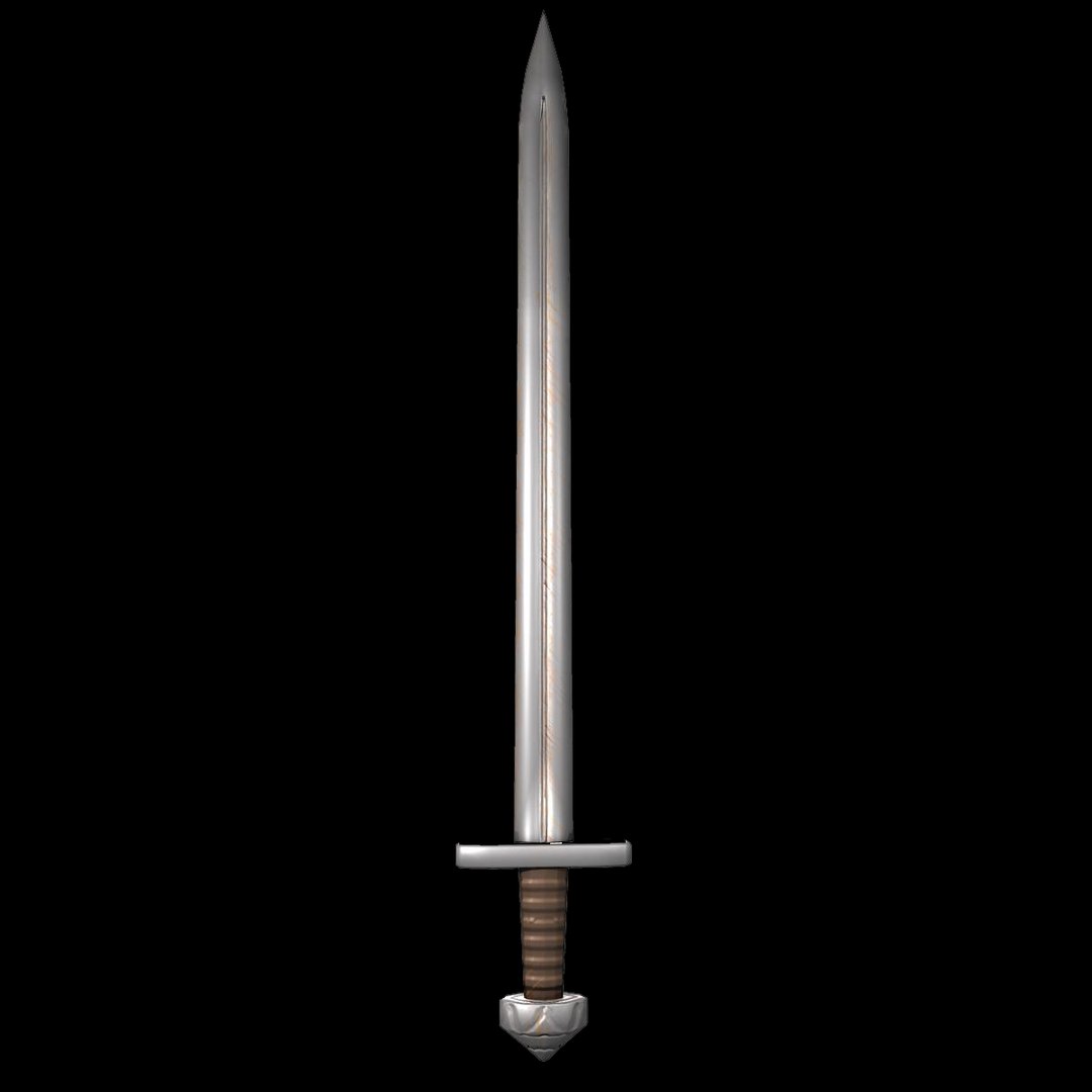 Viking Wide Sword 3d Model