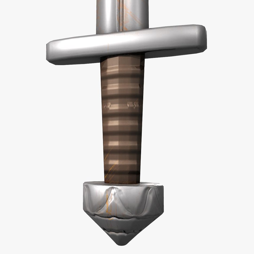 Viking Wide Sword 3d Model