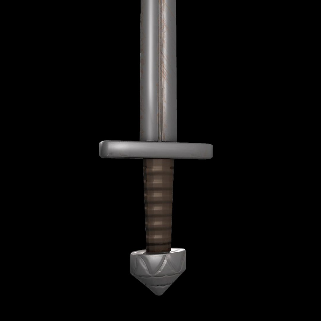 Viking Wide Sword 3d Model