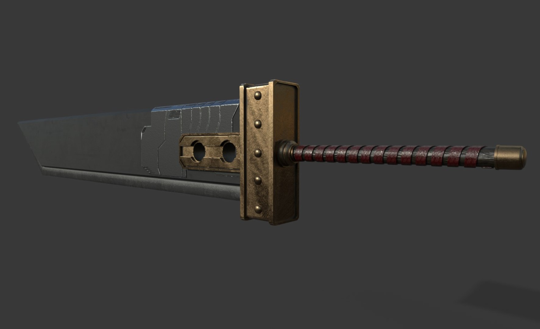 Buster Sword V 3D Model - TurboSquid 1346771