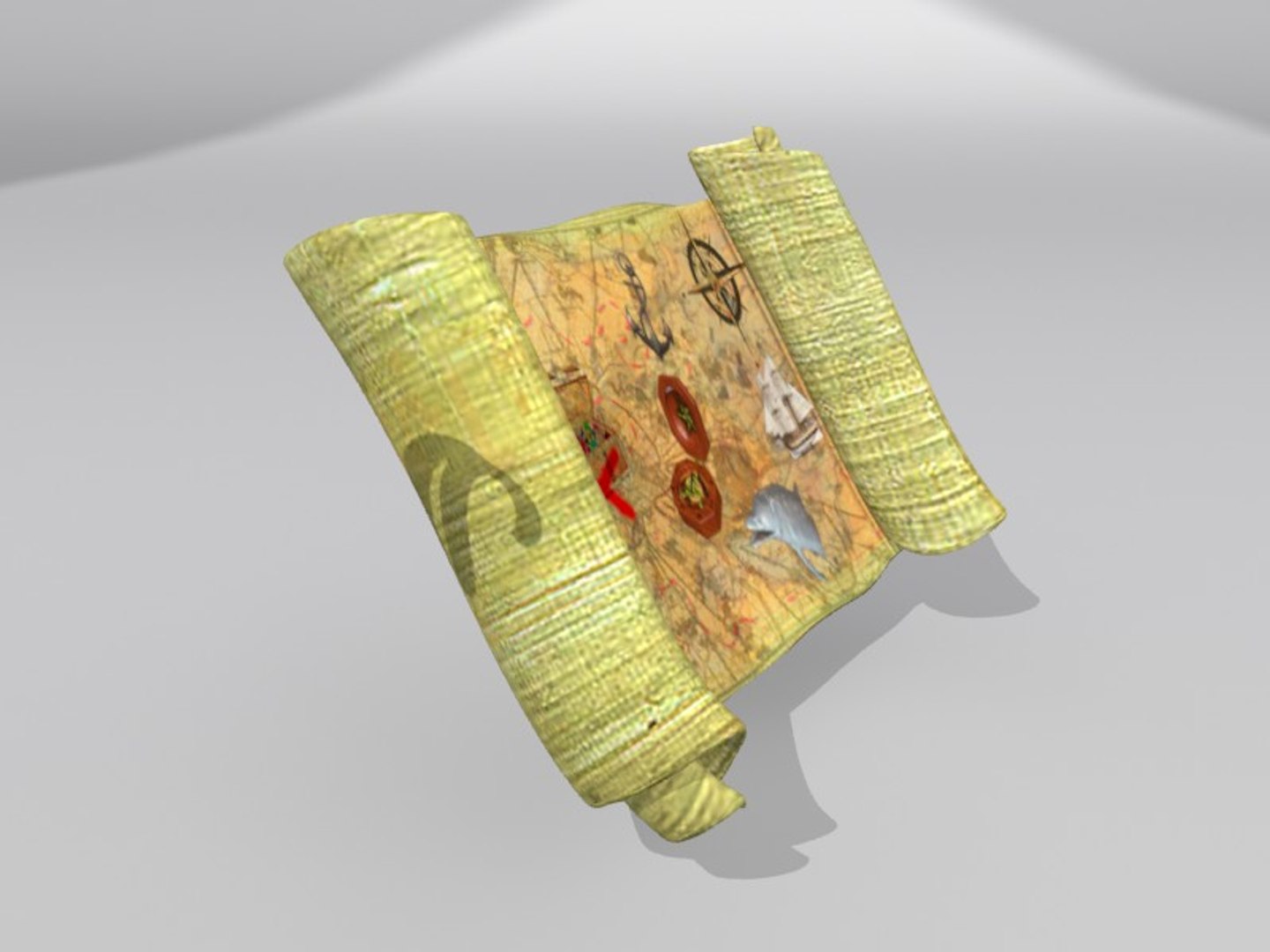 3d Model Of Treasure