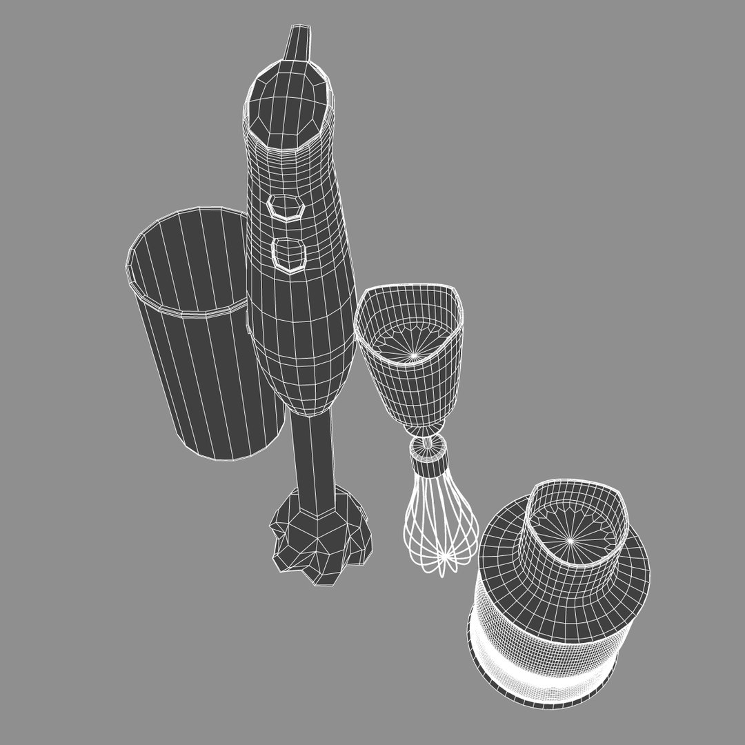 3d braun blender 5 mq535 model