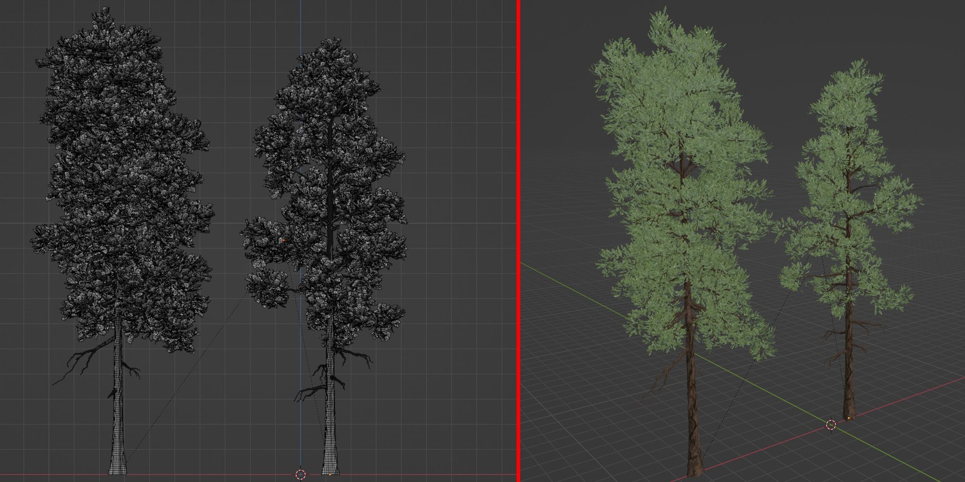 3D Model Pine Trees Vol 18-Blender - TurboSquid 2107433