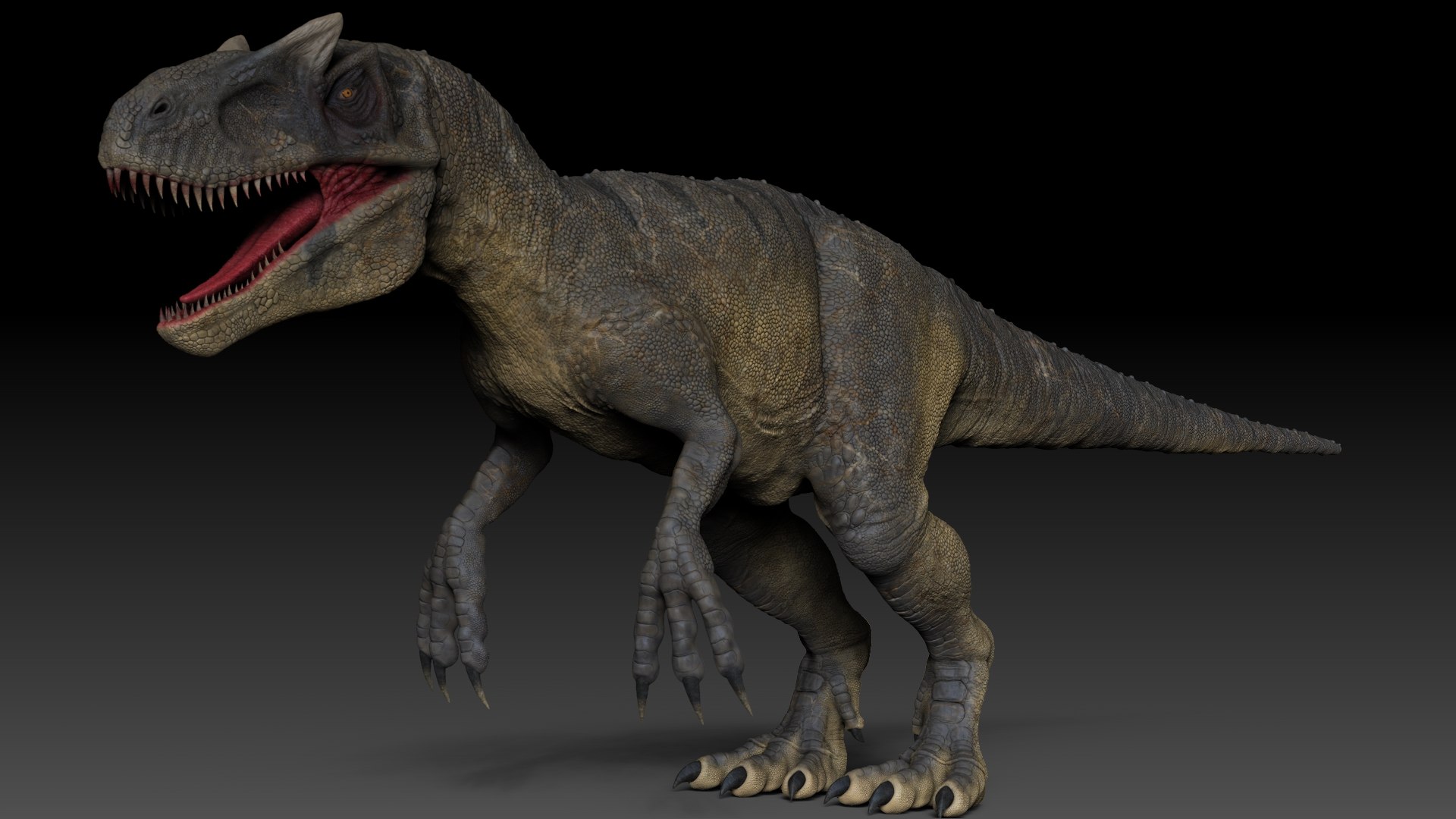 3D Allosaurus Sculpt Project - TurboSquid 1891771
